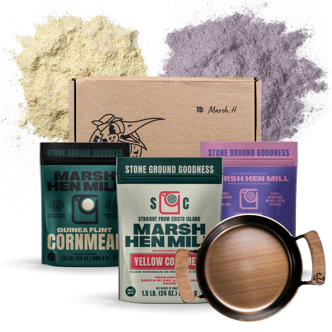 Carbon Steel Cornbread Collection + Pioneer Pan – Marsh Hen Mill