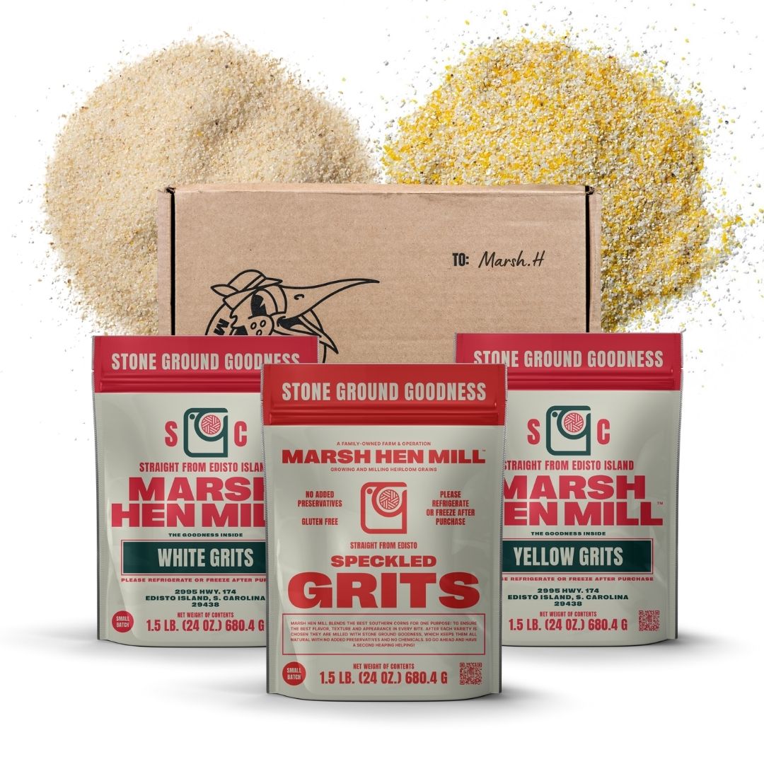 Grits Sampler Gift Box – Marsh Hen Mill