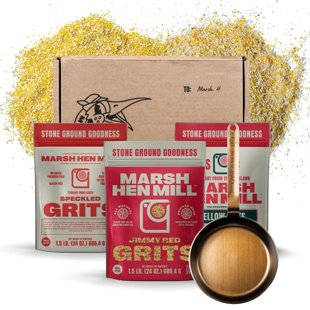Grits Trio Bundle + Skillet – Marsh Hen Mill