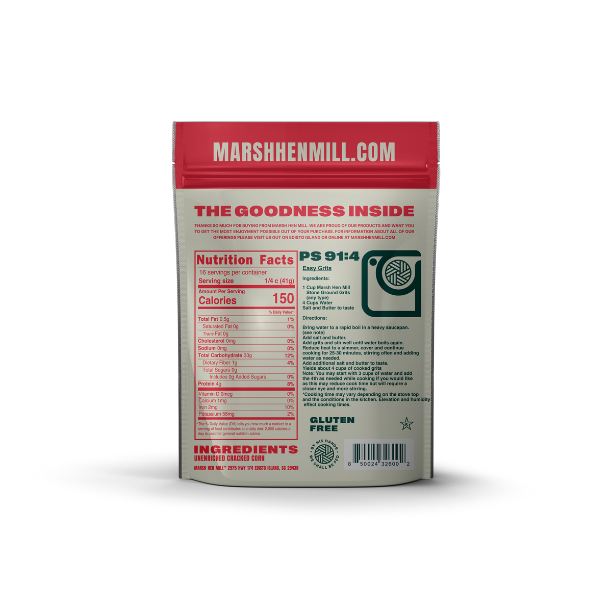 Marsh Hen Mill White Gtits